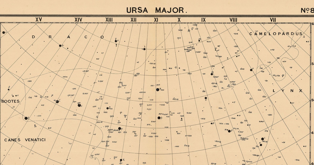 Arthur Cottam's Star Charts | The Map House