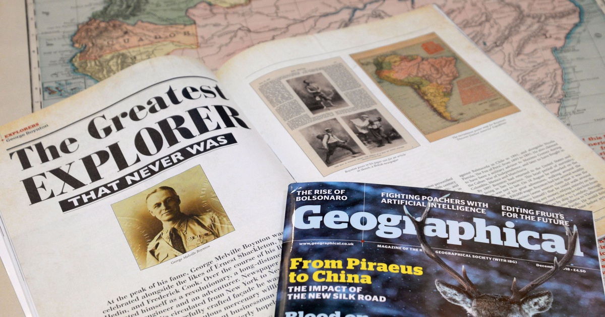 Geographical Magazine: "The Greatest Explorer That Never Was" | The Map ...